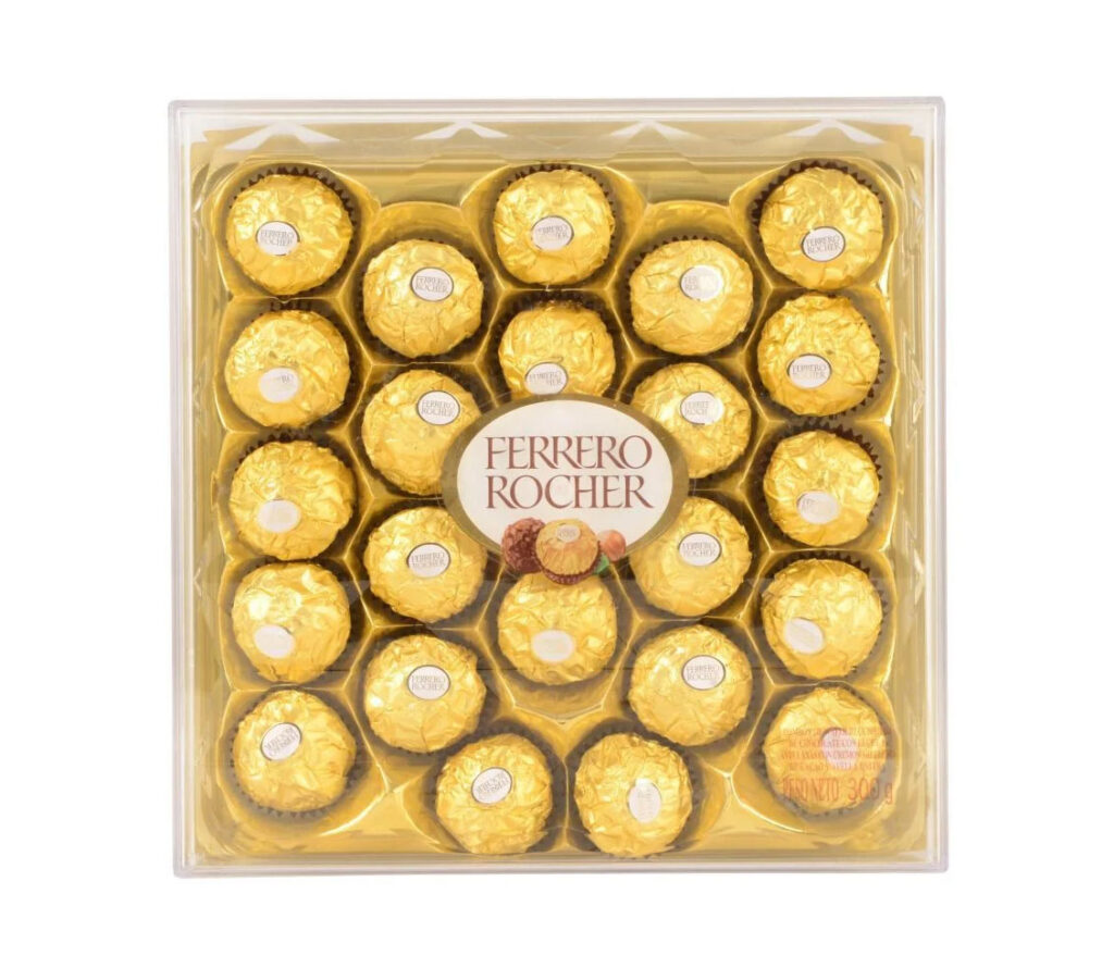 Bombones Ferrero Rocher (caja acrílica 24un)